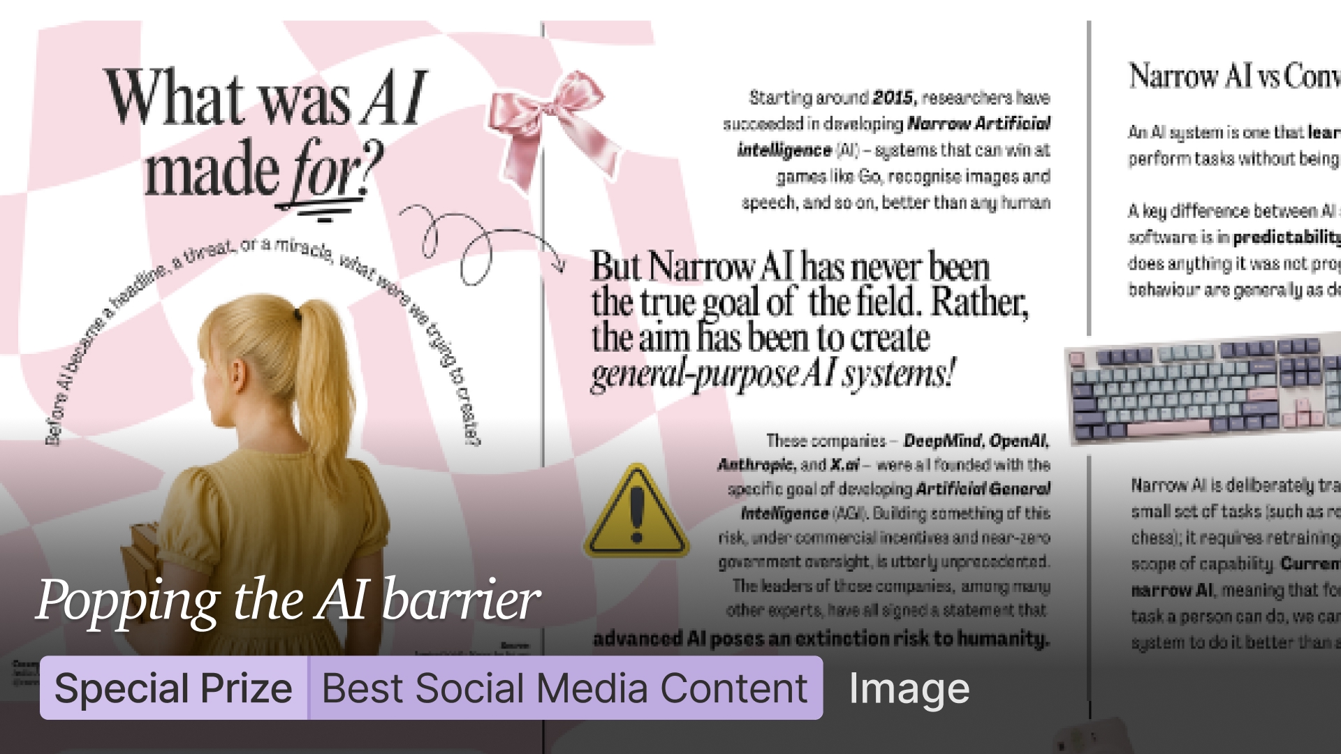 Popping the AI barrier - Keep The Future Human